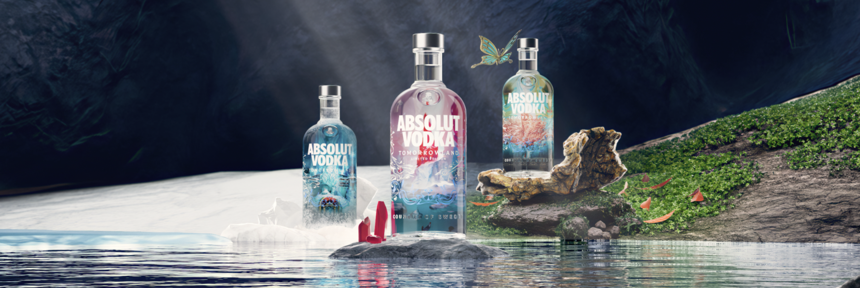 Absolut and Tomorrowland unveil a limited-edition bottle collection